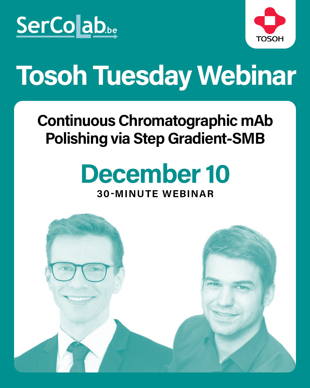 Tosoh Tuesday - Continuous Chromatographic mAb Polishing via Step Grad – Sercolab